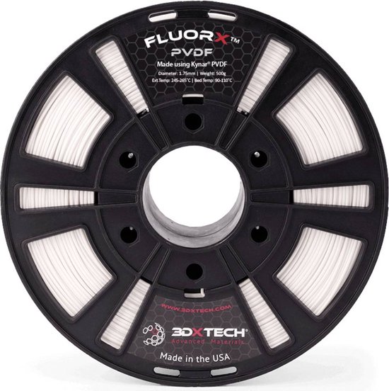 3D Xtech PVD1030750NAT FluorX™ PVDF Filament PVDF Chemisch bestendig ...
