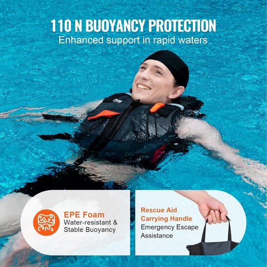 Zwemvest 110N nylon waterdicht zwemmen - wateractiviteiten vissen ...