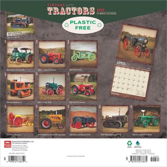 Vintage Tractors Kalender 2025 | bol