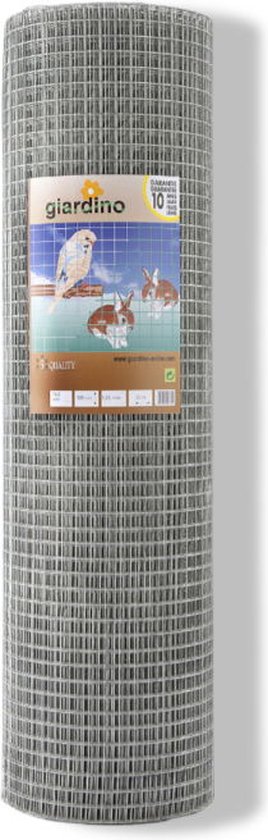 Giardino - Gelast gaas verzinkt mazen H50 cm L10m 12.7x12.7mm | bol