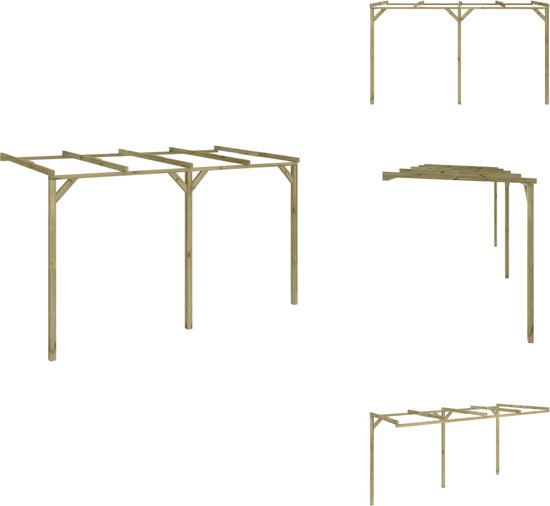 vidaXL Pergola - Pergola's - Houten Pergola - Houten Pergola's ...