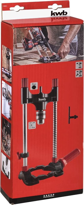 Boorstandaard met zeskante boorhouder voor accuschroevendraaiers en ...