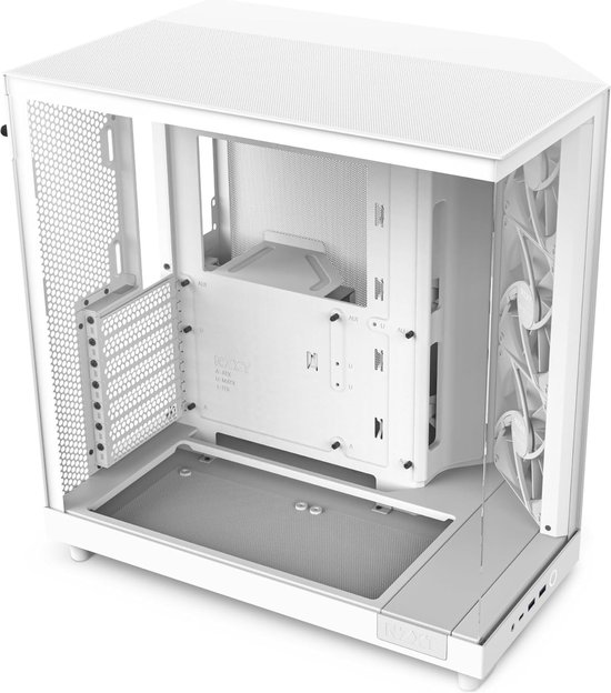 Compacte Mid-Tower PC kast met panoramisch glas en krachtige ...
