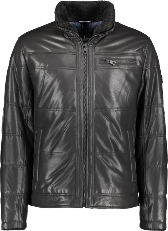Donders Jas Leather Jacket 42783 999 Black Mannen Maat - XXL | bol