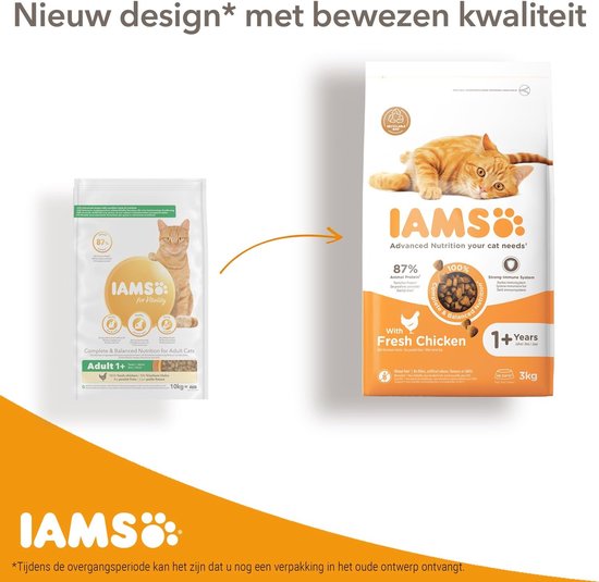 Droogvoer voor katten met vis - 3 kg premium kattenvoer voor een ...