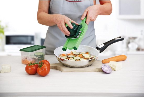 8-delig verstelbare Nicer Dicer Speed Light Handschaaf - handmatige ...