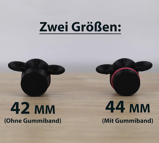 WC Rolhouder Dori Schaap toiletpapier-decoratie zwart voor rollen van ...