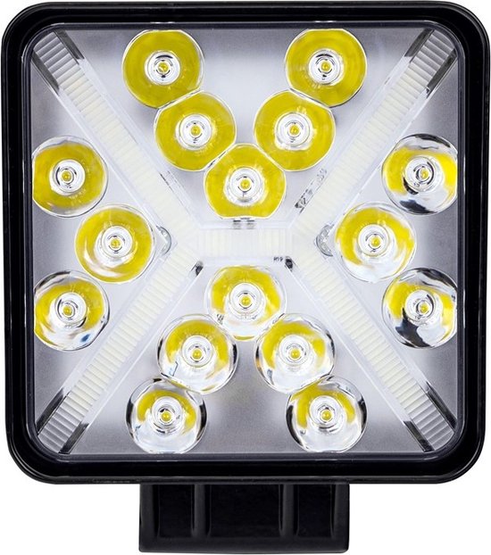 Verstraler LED 46W - 108mm x 108mm x 47mm | Combo (Spot + Flood) - 12V ...
