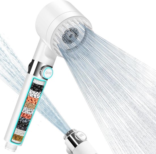 Douchekop filtratie hogedruk handdouche - 15 lagen slang - 3 ...