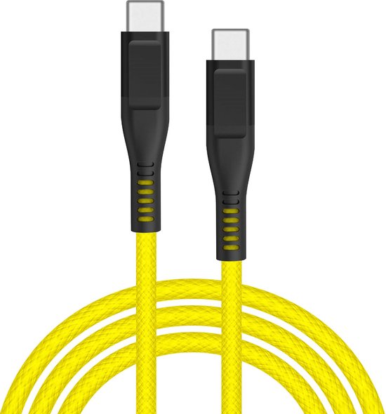 TS8 YellowWave Connect USB-C naar USB-C kabel - 1 meter - Geschikt voor ...