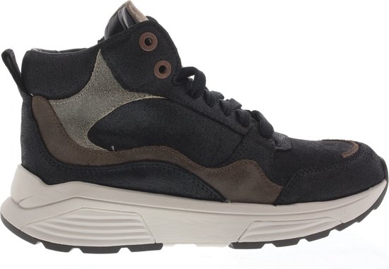 Dames Veterschoenen Xsensible Tower Black Combi Zwart - Maat 41 | bol