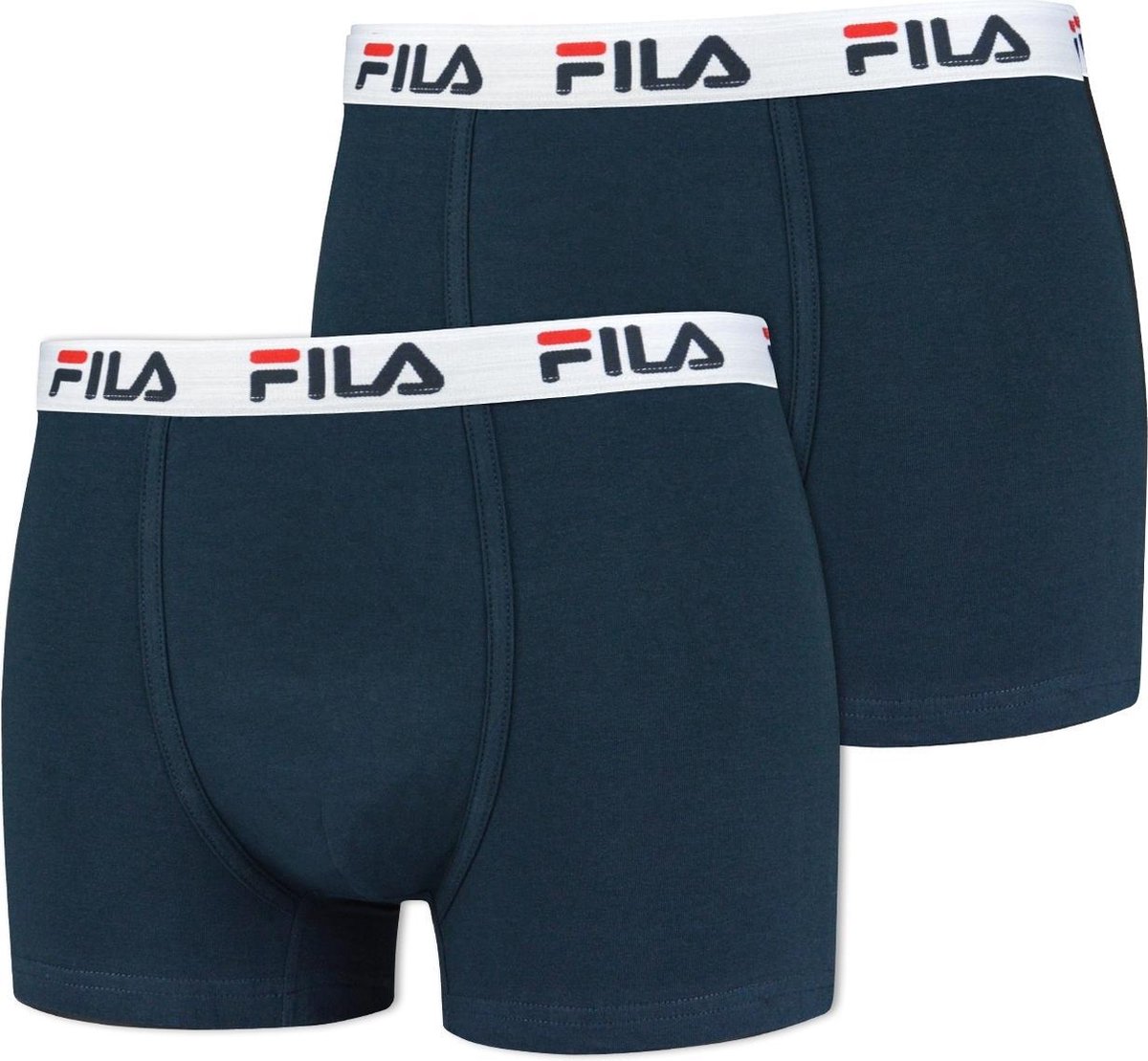 Fila - Man Boxer Elastic Band 2-pack - Blauw - Heren - maat XXL | bol.com