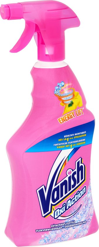 Vanish Oxi Action Spray Voorbehandeling - 750 ml - Vlekverwijderaar ...