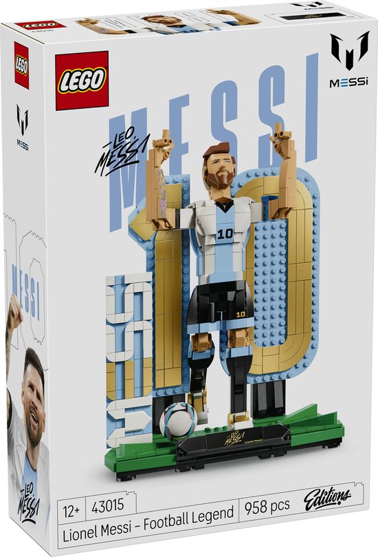 LEGO Editions Lionel Messi – Voetballegende Voetbal Speelgoed voor ...