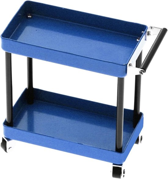 Mini 2-Tier Gereedschapswagen - Mobiele Werkplaats voor Garage en ...