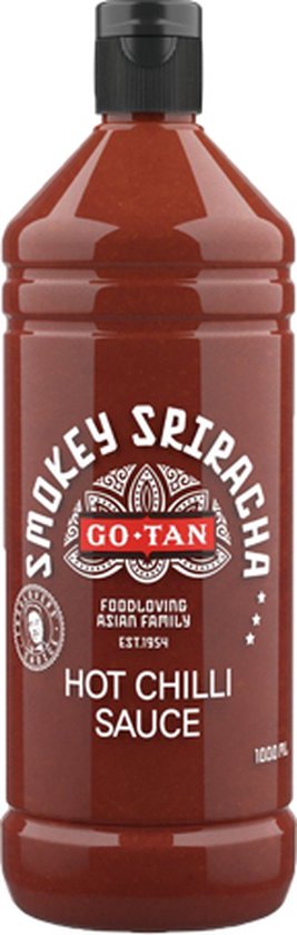 Go-tan - Smokey Sriracha saus - 1ltr | bol