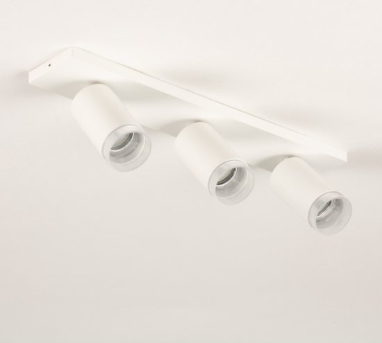 Lumidora Opbouwspot 31411 - DANI - 3 Lichts - GU10 - Wit - Transparant ...