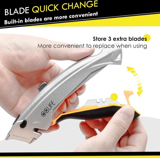 2 stuks professionele universele tapijtmes cuttermessen met 20 SK5 ...