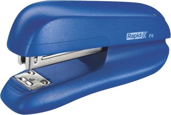 Nietmachine Rapid F6 Halfstrip 20vel 24/6 blauw | bol