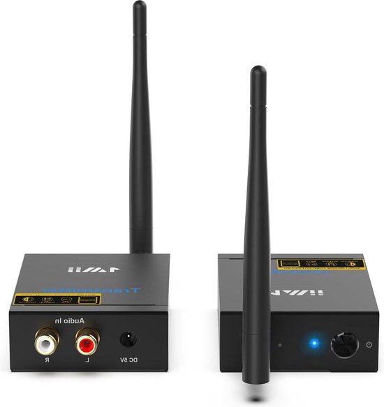 Draadloze Audio-zender/-ontvanger - 2,4 G - groot bereik - 1 stuk | bol