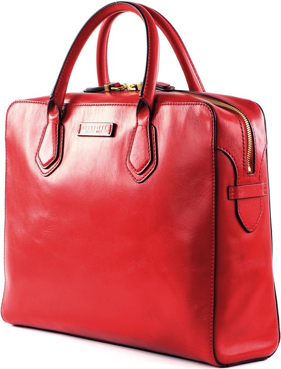 THE BRIDGE Leren Business tas Laptoptas met laptopvak Costanza ...