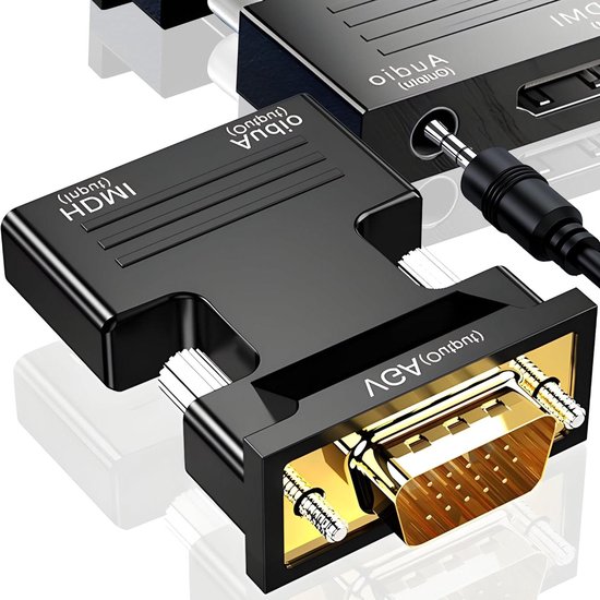 HDMI to VGA Converter Cable 1080p 60HZ Plug to Bus - Old PC to TV ...