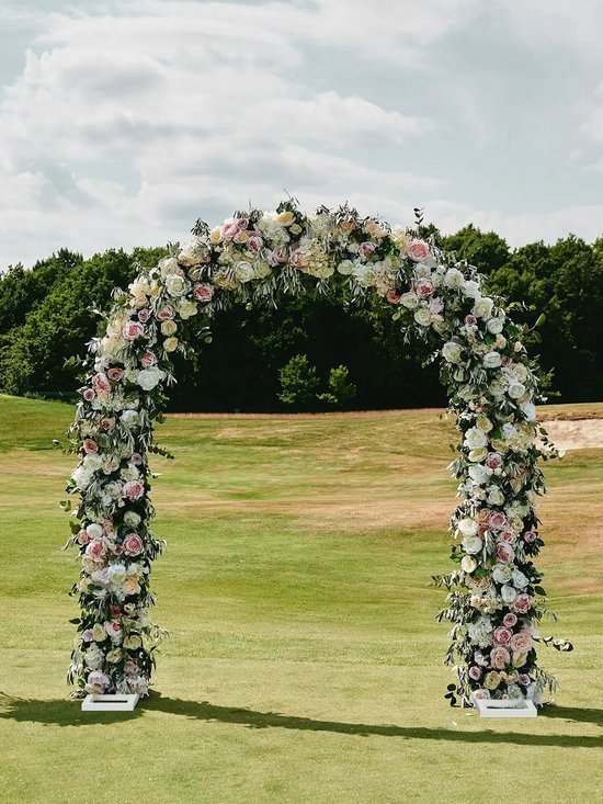 Mrs. Jones - Witte Trouwboog - Ballon Boog - Bruiloft Decoratie ...
