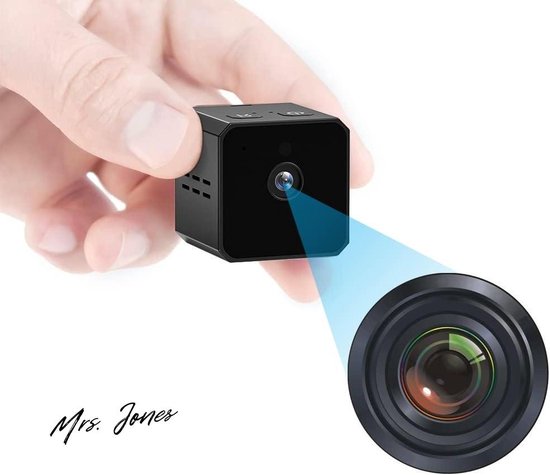 Mrs. Jones Stealth-X Spy Camera Mini camera 1080p draagbaar HD ...