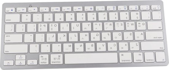 Mini Bluetooth-toetsenbord 78 Toetsen Ultradun en Compact Draadloos ...