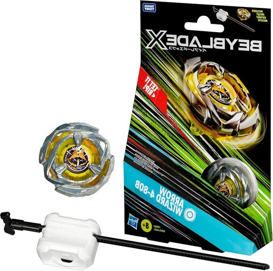 Nostalgic Toys Beyblade X Arrow Wizard 4-80B Starter Pack - tol en ...