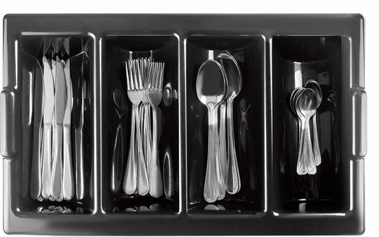 Handige Besteklade met Vier Compartimenten voor Keukenorganisatie en ...