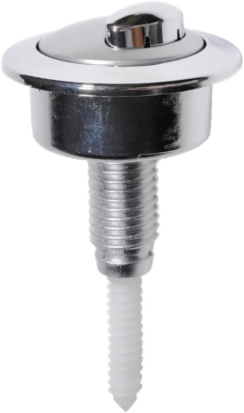 Universele Dubbele Spoelknop voor WC-Spoelreservoir - Chroom | bol