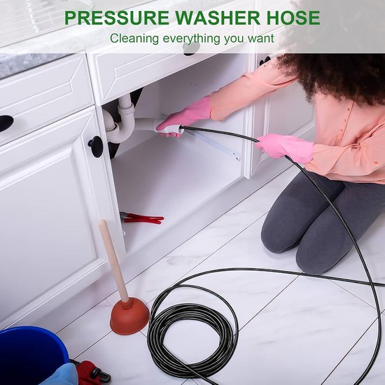 30 Meter Buisreinigingsslang 180 Bar Hogedrukslang voor ...