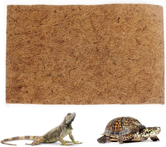 Tapijt van kokosvezel voor reptielenbed, geschikt voor kameleons ...