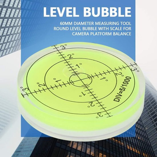 Ronde Waterpas met Schaalverdeling - Nauwkeurige Meetinstrument voor ...