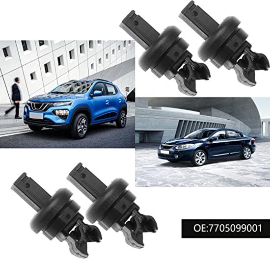 4PCS Rear Package Shelf Clips 7705099001 8200675047 Compatible with ...