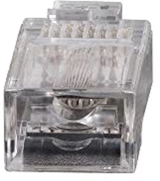 Doorgangsdatastekker RJ45 CAT6 - 200 Stuks - Modulaire Stekker voor Snelle... | bol