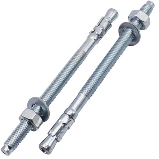 Verzinkte wigankers M8 x 120 mm - 4 stuks metalen pluggen voor ...