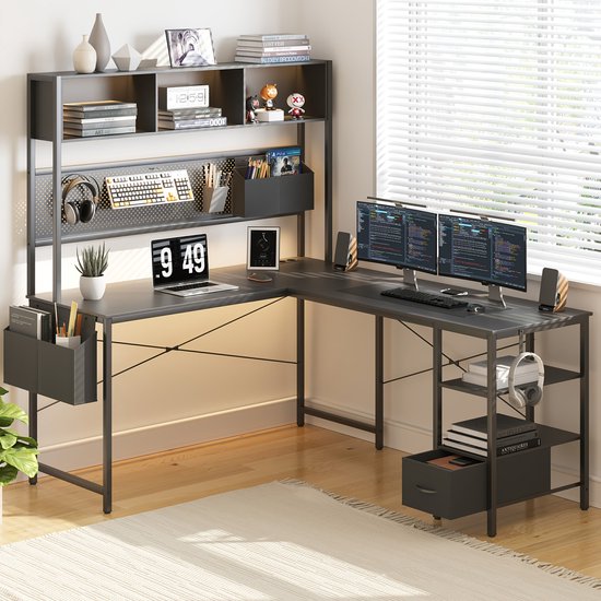 Hoekbureau – Computerbureau – Game Bureau – L-Vormig Bureau – Bureau ...