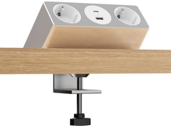 Meervoudig tafelstopcontact met USB A/C - 2 x 230 VAC, flexibele ...