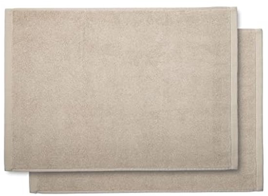 Set van 2 Badmatten 50 x 70 cm - Natuurlijk Zacht en Absorberend ...