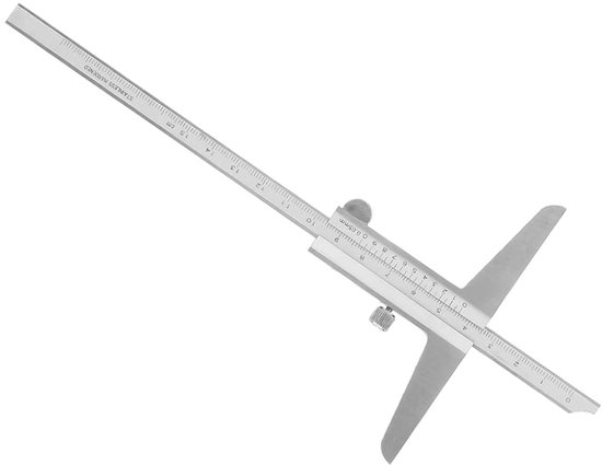 Diepte-slider-gauge 0-150mm van hoge precisie roestvrij staal voor ...