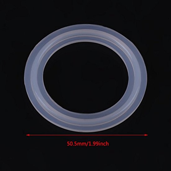 10Pcs 1.5 Silicone Gasket, 2 Inch Tri Clamp Sealing Rings, Sanitary ...