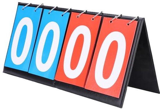 Scoreboard Score Counter 2/3/4 Digit Tabletop Flip Scoreboard Number ...