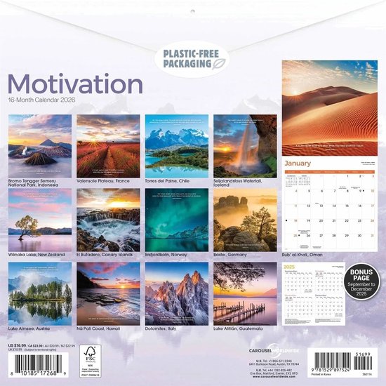 Calendrier de motivation 2026 | bol