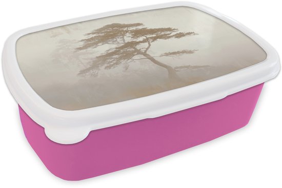 Broodtrommel Roze - Lunchbox Boom - Oosterse stijl - Landschap ...
