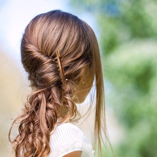 Zeven tand Vrouwen Franse Twist Kam | Haarkam Haarclip | Bruin | Set ...