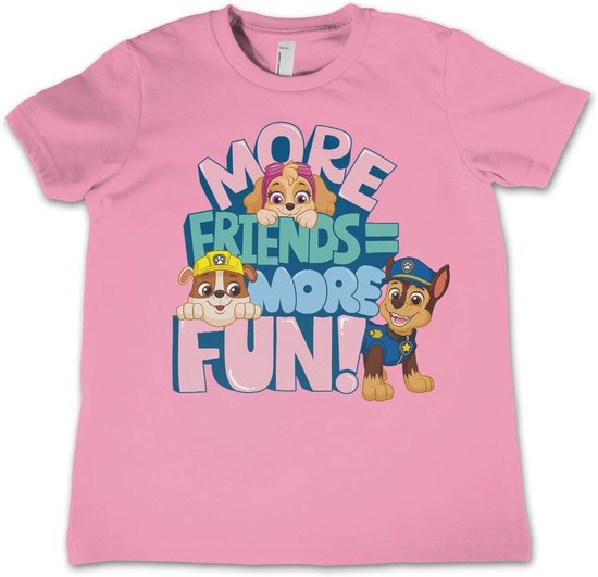 Paw Patrol Kinder T-Shirt More Friends Fun Kids Tee NIC-12-PP003-DTF534 ...