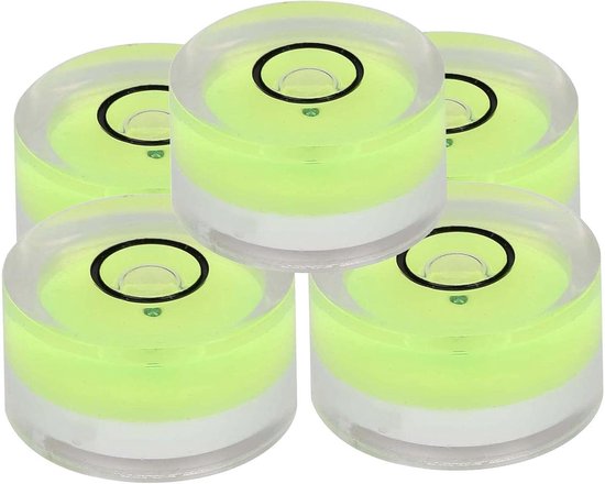 JHubers Goods - Mini ronde bubble waterpas libellen (5 stuks) voor ...