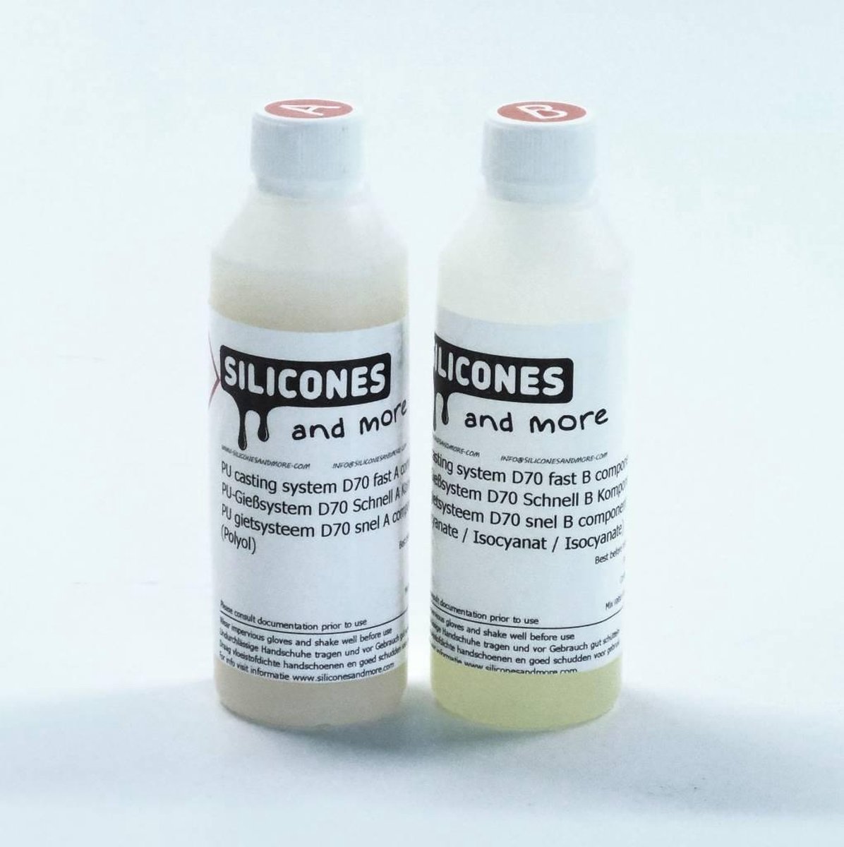 Résine de coulée polyuréthane D70 Quick Set - 0,5 kg Set (A + B) | bol.com